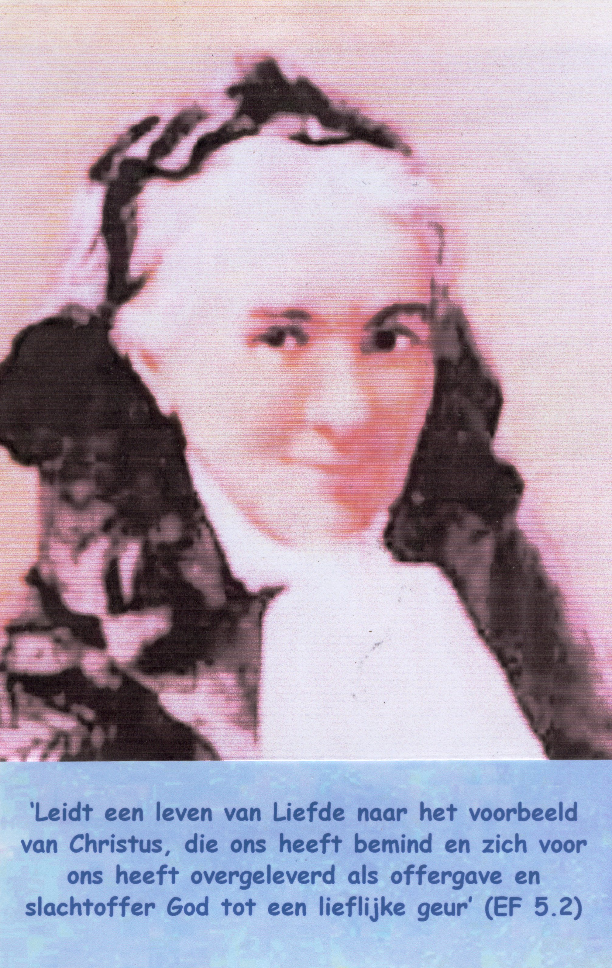 HIGGINSON, Teresa. Promoter of devotion to the Sacred Head of Christ ...